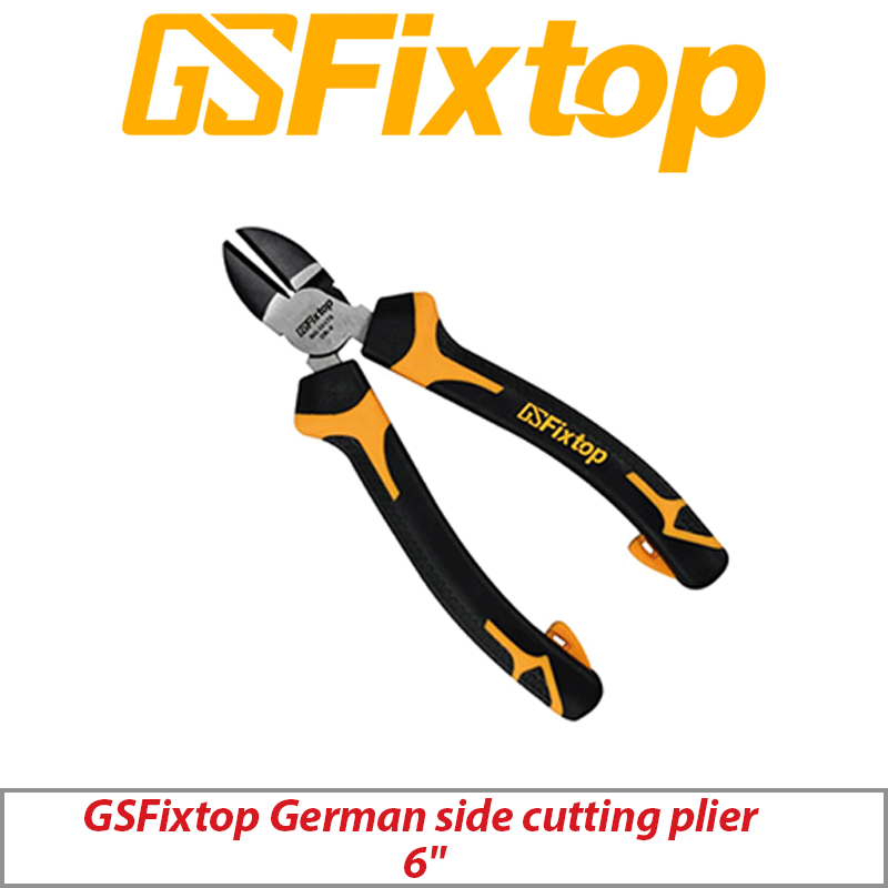GSFIXTOP GERMAN SIDE CUTTING PLIER 6 INCH TLK-SIDE-CUTTER-10175 ...